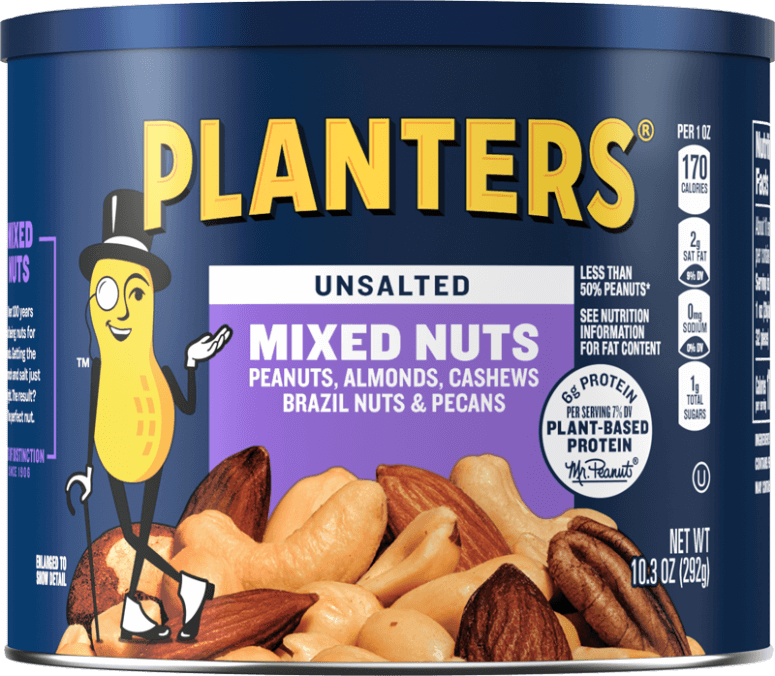 Unsalted Mixed Nuts — PLANTERS® Brand